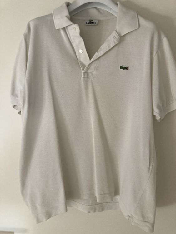 Lacoste Polo Gr. 4 (M) Weiss (Gebraucht) in Basel für CHF 25 – mit Lieferung auf Ricardo kaufen