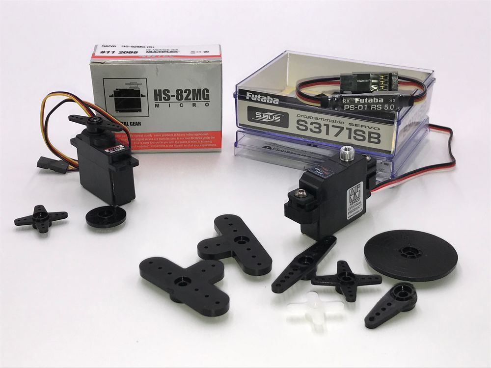 Mini / Micro Servo Futaba S3171SB, HITEC HS-82MG Micro Servo (Gebraucht ...