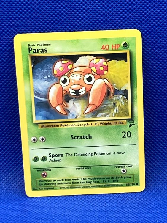 Pokemon BASE SET 2 / Paras 85 / 130 EN - (EX) | Acheter sur Ricardo