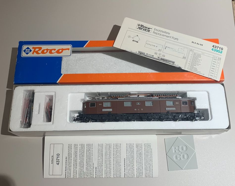 Roco 43710, E-Lok Ae 6/8 der BLS, H0, analog, DC, OVP | Acheter sur Ricardo