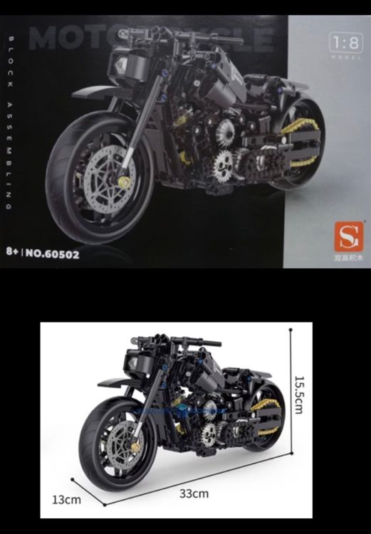 Neuwertiges Motorrad Modellbausatz No.60502- 1:8 Scale | Kaufen auf Ricardo