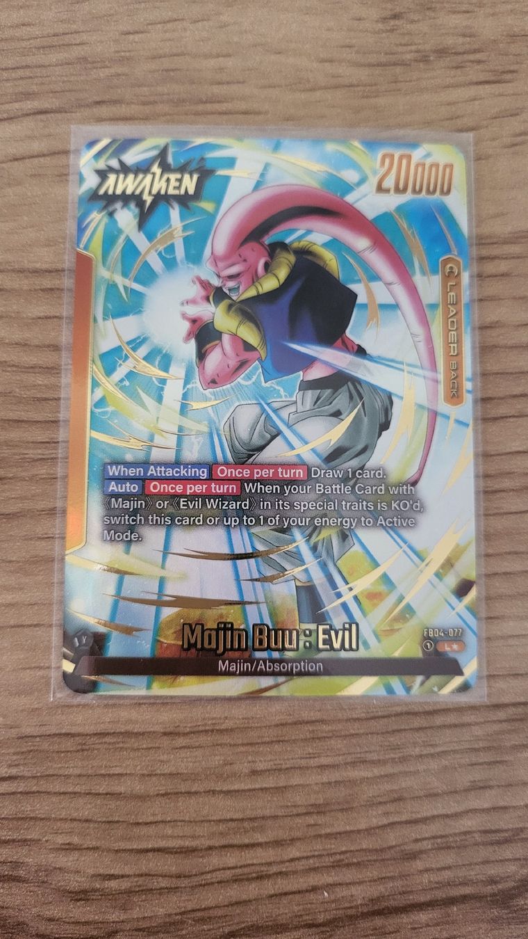dragon ball fusion world Fb04 - 077 Leader alt Majin Buu (Neu (gemäss ...