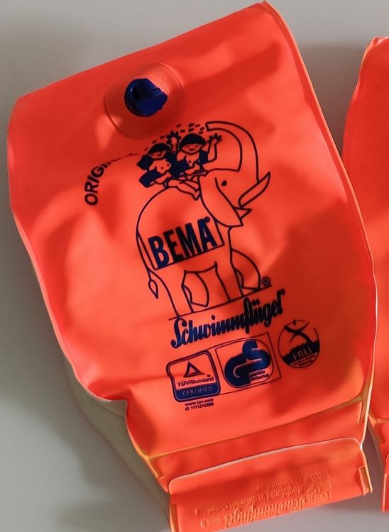 Schwimmflügel BEMA Original (Gebraucht) in Therwil für CHF 4.9 – mit Lieferung auf Ricardo kaufen
