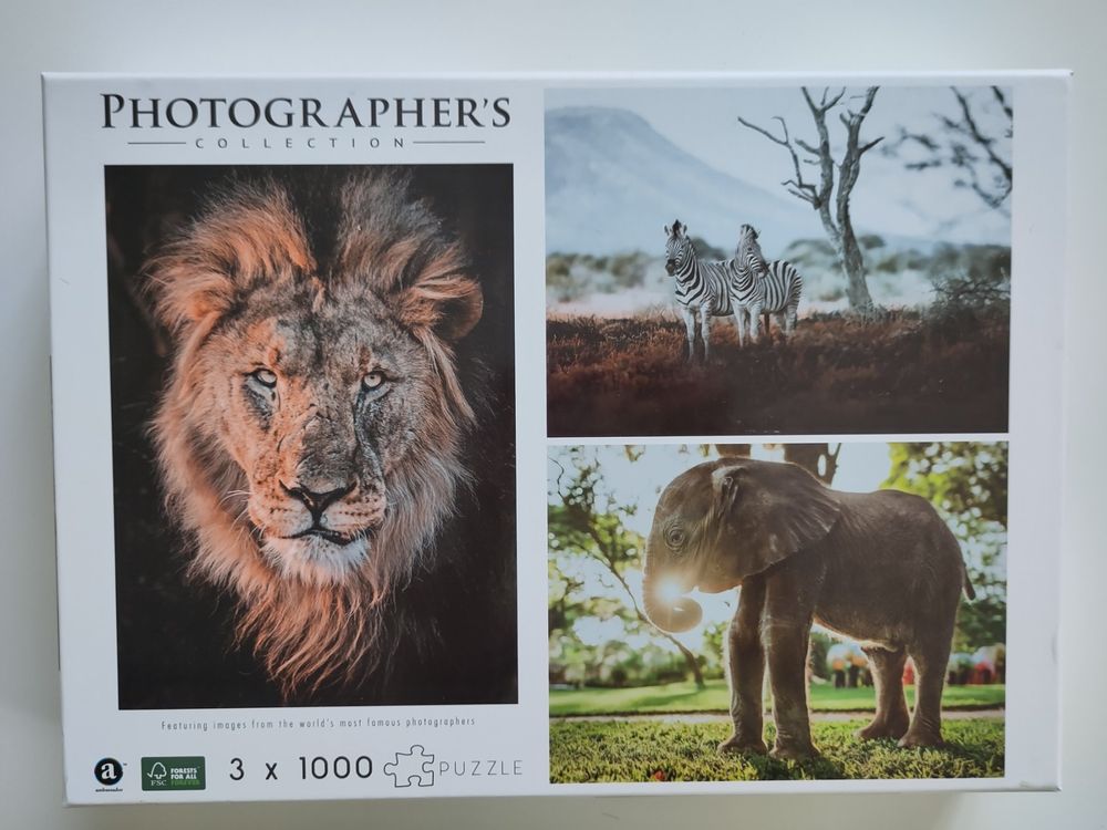 3 puzzles Photographer's Collection (animaux) (Gebraucht) in Biel ...