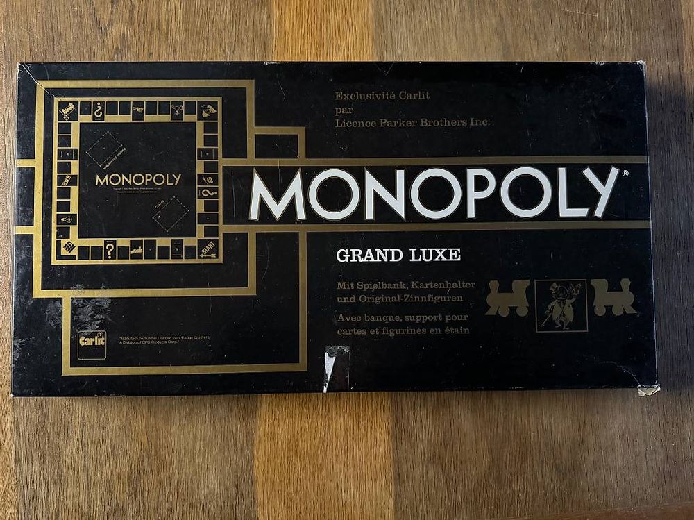 Vintage Monopoly "Grand Luxe" aus 1961 (Gebraucht) in Mühlethal für CHF ...
