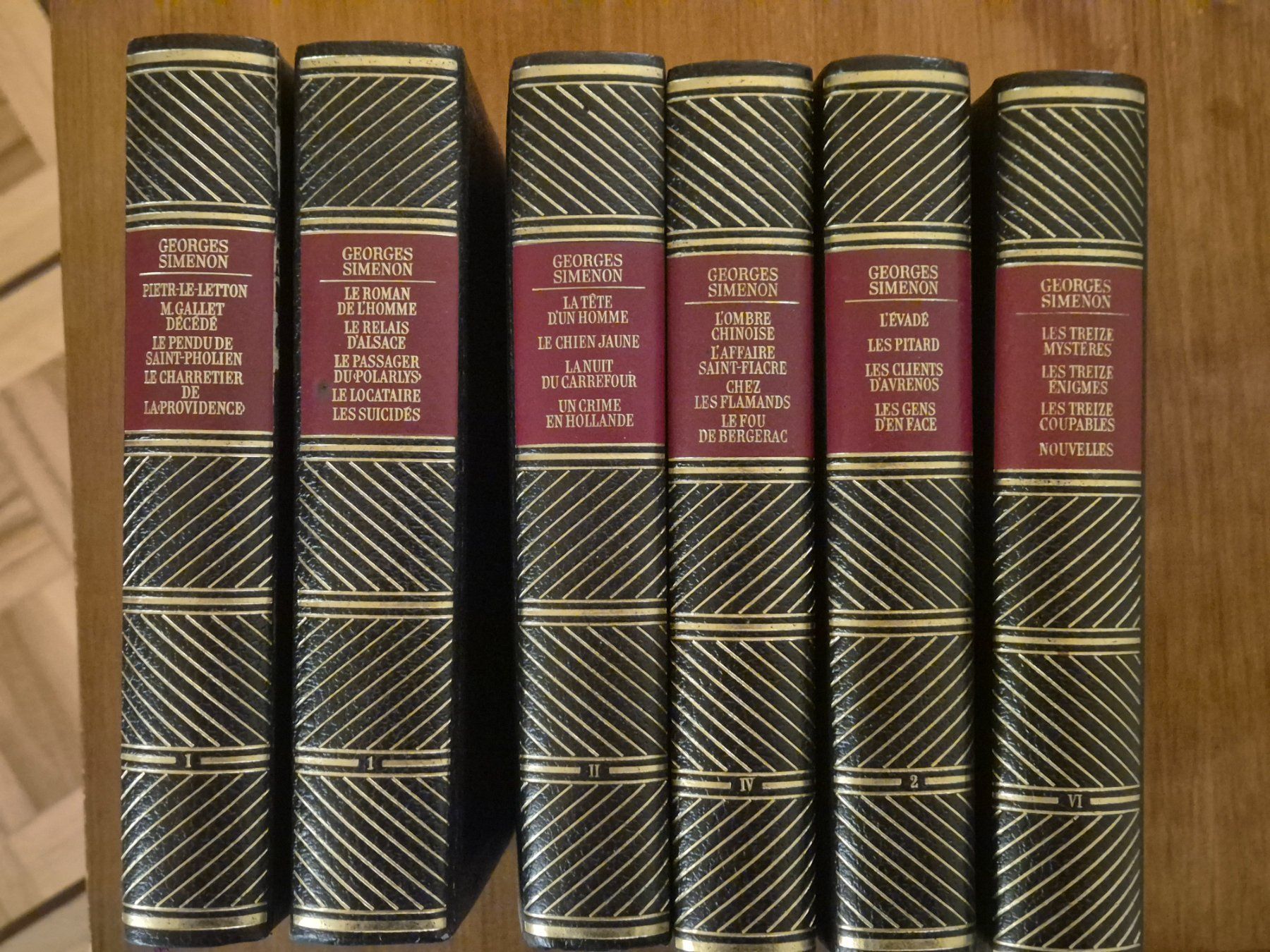 Georges Simenon – lot de 6 volumes reliés (Gebraucht) in Lausanne für ...