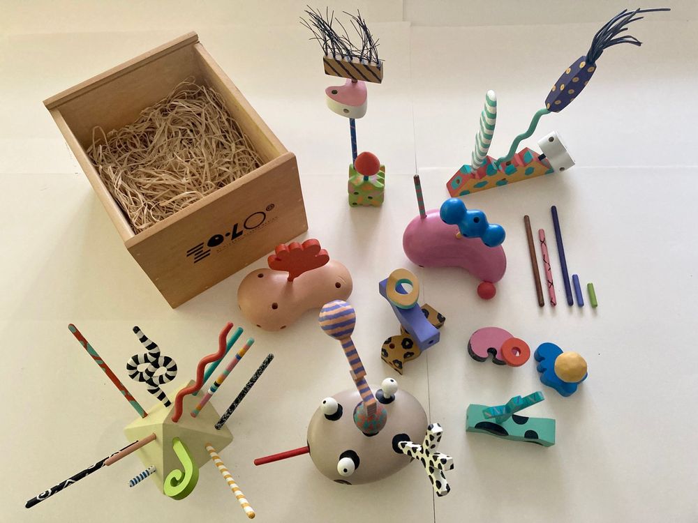 Boîte de jeu "ZOLO", 50 pièces, Higashi Glaser Design, 1987 | Kaufen ...