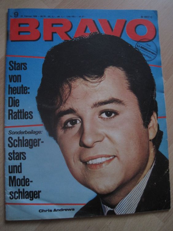 Bravo Nr 9 v Febr 1966 mit Laramie Beatles Bob Fuller &&&& (Gebraucht ...