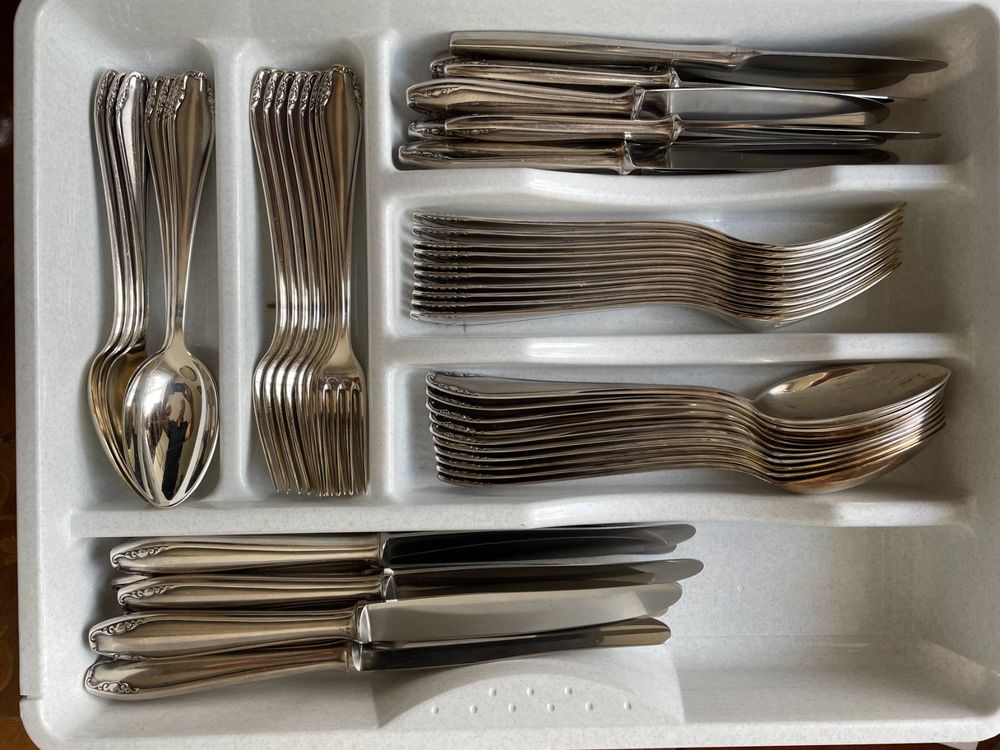 Besteck-Set 70-Teilig, 90g versilbert, Ditting Rennweg Zch (Gebraucht ...