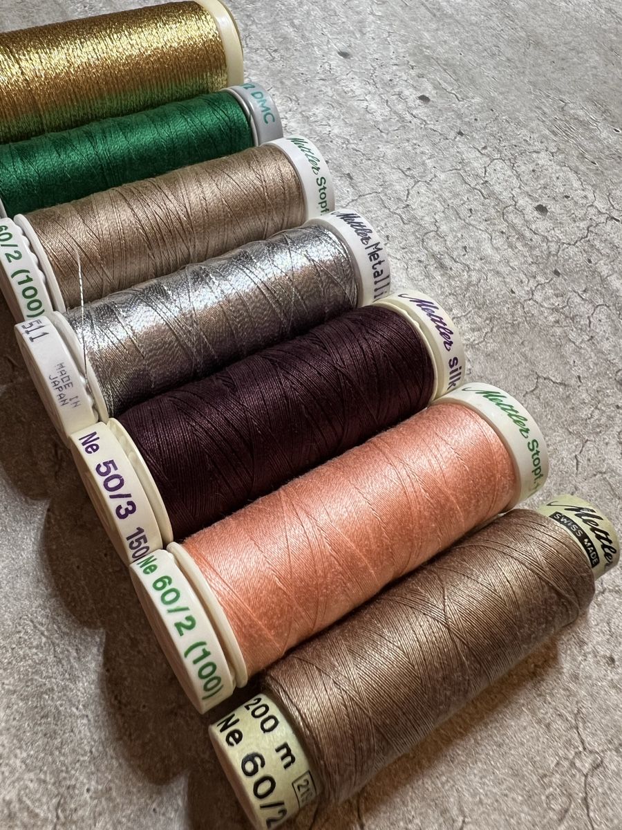 Stickfäden / Stickgarn - Sortiment: DMC / Mettler (7 Stück) (Gebraucht ...