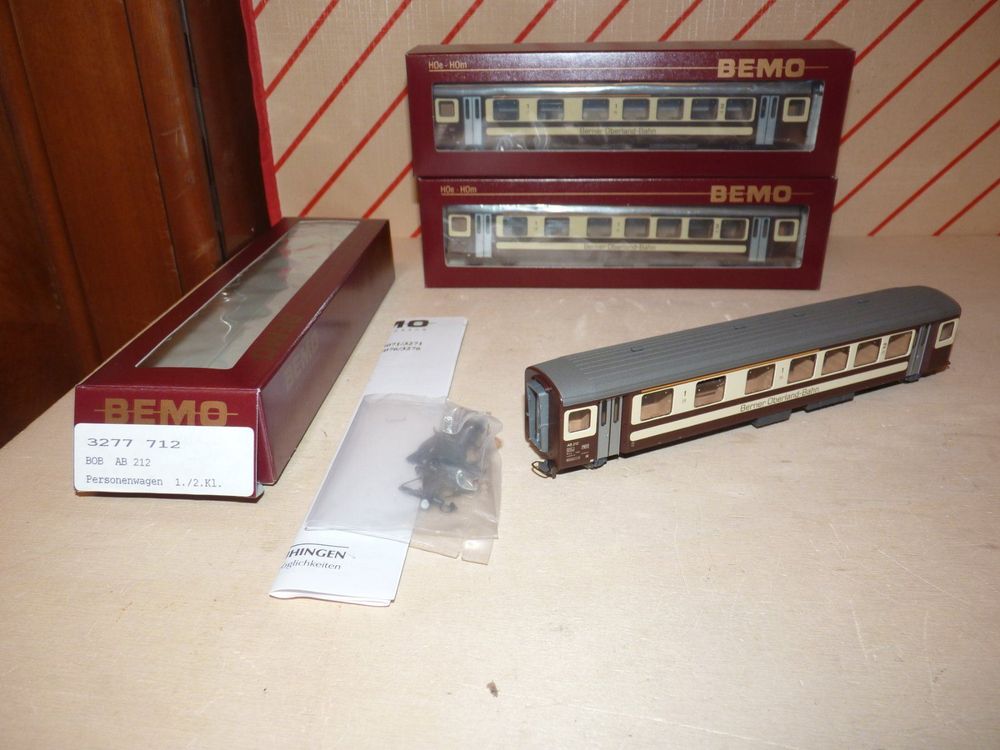 Personenzug der BOB Bemo Spur H0m (Gebraucht) in Rudolfstetten für CHF 135 – mit Lieferung auf ...