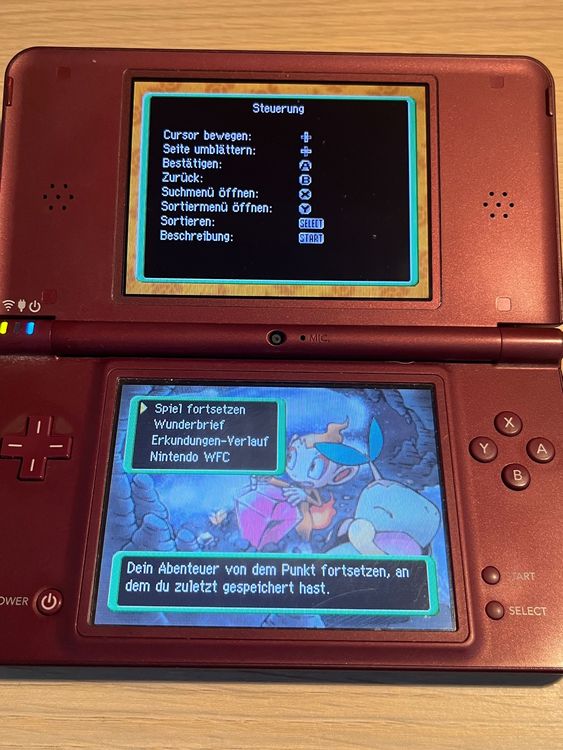 Nintendo DSI DS XL + Pokemon Mystery Dungeon Mario Kart (Gebraucht) in ...