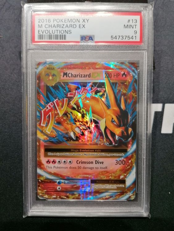 MEGA CHARIZARD EX PSA 9 XY EVOLUTIONS 2016 POKEMON KARTE | Kaufen auf Ricardo
