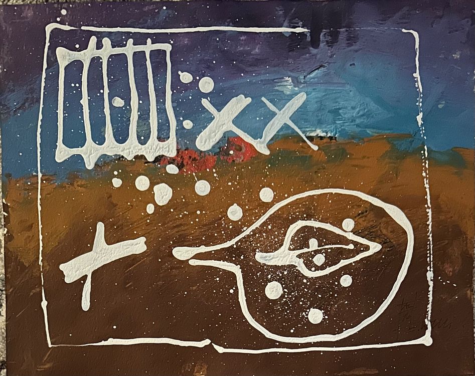 Abstrakte Mischtechnik Unl.Signiert (Gebraucht) in Root für CHF 19 – mit Lieferung auf Ricardo ...