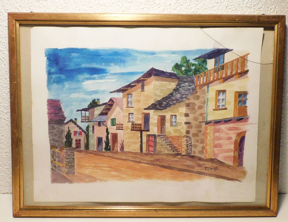 Rausverkauf - Kunst Aquarell signiert P Liechti (Gebraucht) in Sursee für CHF 5 – mit Lieferung ...