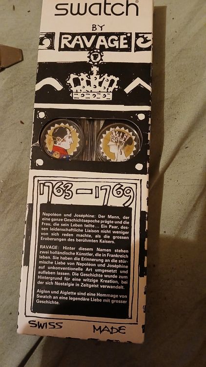 Swatch by Ravage,Napoleon und Josephine, Quarzuhren, laufen (Gebraucht ...