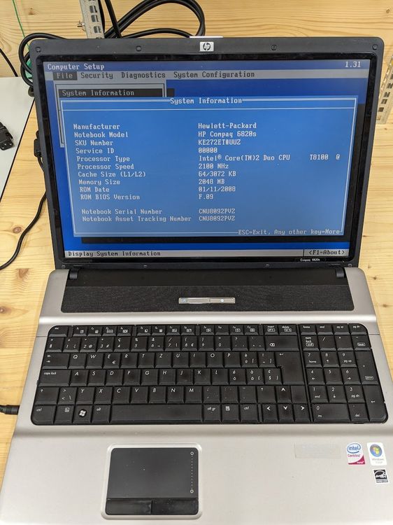 HP Compaq 6820s | Kaufen auf Ricardo