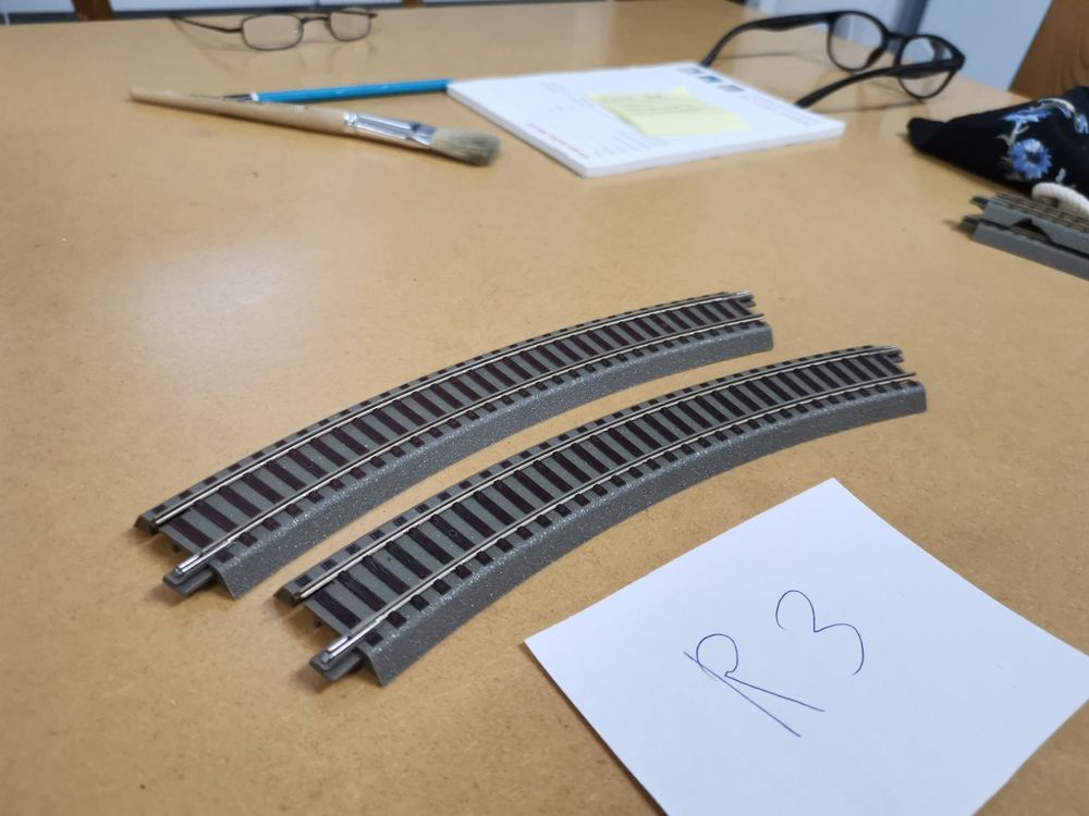 10x - Roco GeoLine 61123 - Gebogenes Gleis R3, 30° (Gebraucht) in St. Margrethen SG für CHF 5 ...