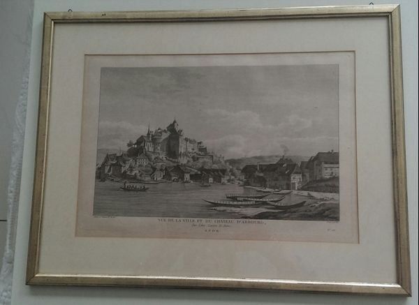 Antiker Stich "Aarburg 13. Jahrhundert" (Gebraucht) in Safenwil für CHF 155 – nur Abholung auf ...