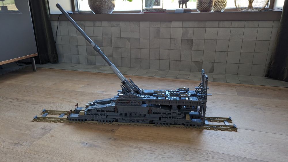 Schwerer Gustav 3846 Teile komplett mit Anleitung kein Lego | Kaufen ...