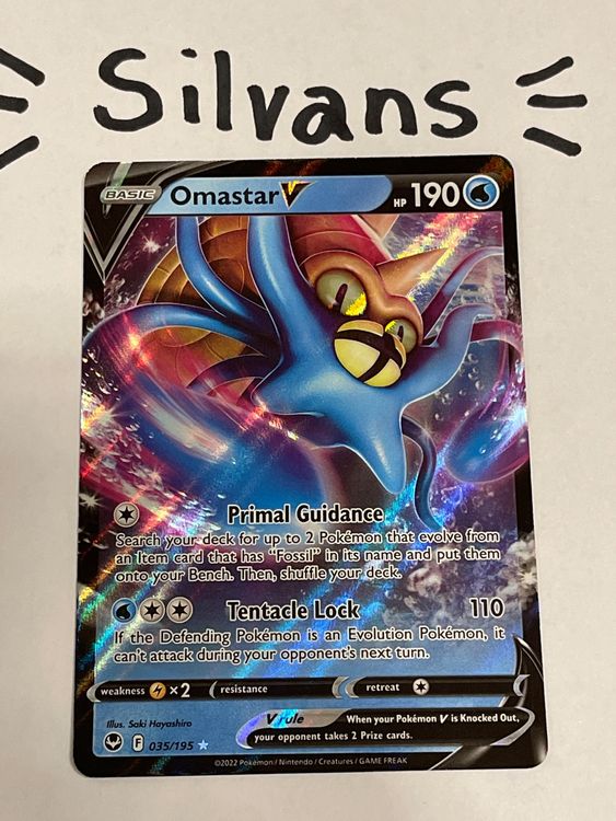 Omastar V 035/195 Silver Tempest Silberne Sturmwinde EN (Neu (gemäss ...