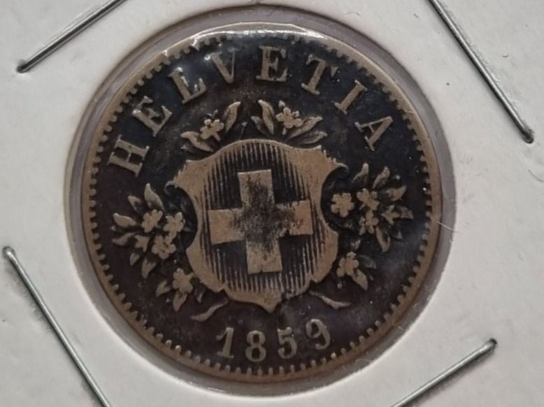 20 rappen 1859 mit Wappen (Gebraucht) in Bure für CHF 15.9 – mit Lieferung auf Ricardo kaufen