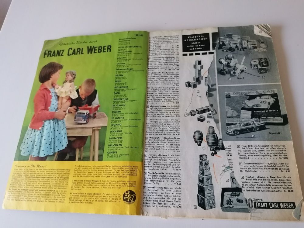 2 versch. ältere Franz Carl Weber Kataloge (Gebraucht) in Brittnau für ...