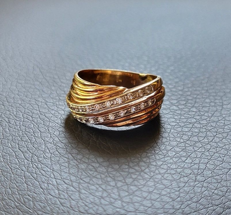 Gold 585 Massiv Ring Mit Steine (Gebraucht) in Wald ZH für CHF 680 ...