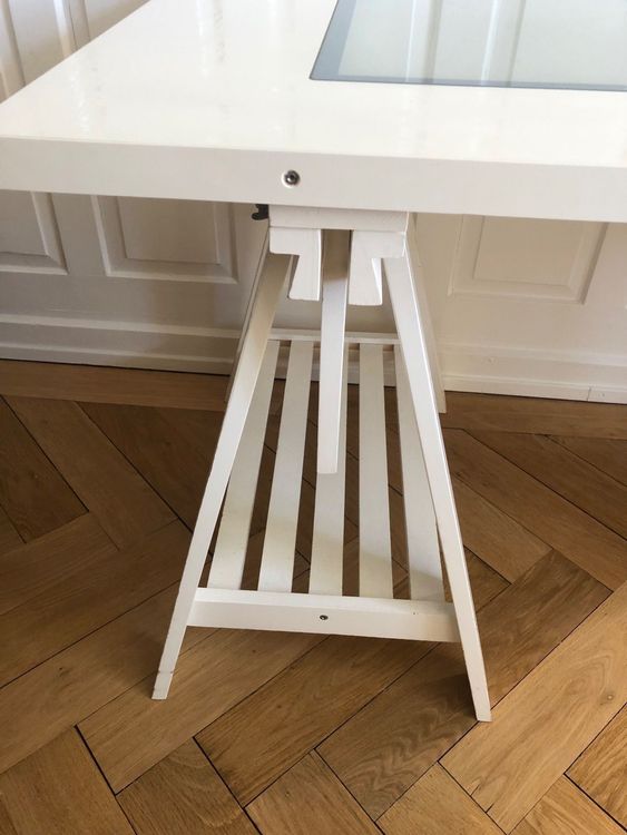 Ikea Schreibtisch höhenverstellbar mittback Böcke | Kaufen auf Ricardo