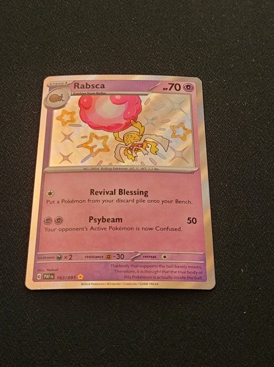 Rabsca (Shiny) 163/091 Paldean Fates EN | Kaufen auf Ricardo