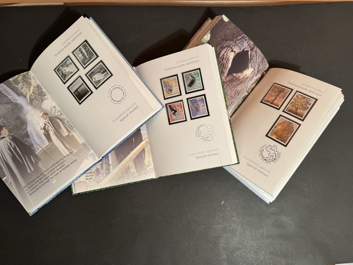 3 Jahrbücher mit Briefmarken postfrisch der Jahre 2007- 2009 (Gebraucht ...