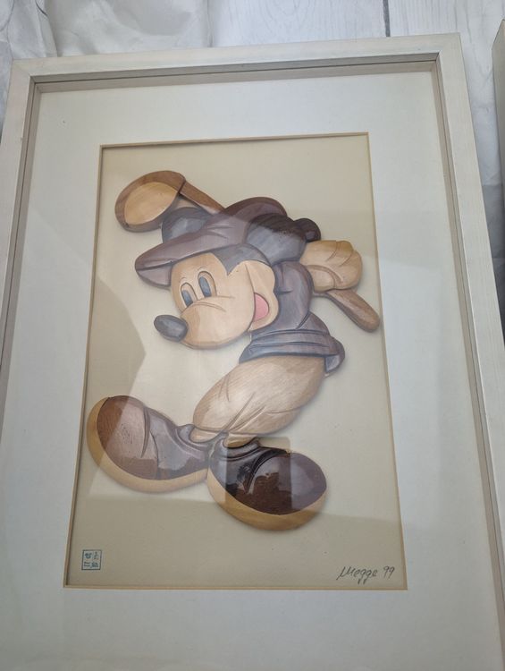3 Mickey Mouse Disney Bilder Holz gross (Gebraucht) in Baden für CHF 65 ...