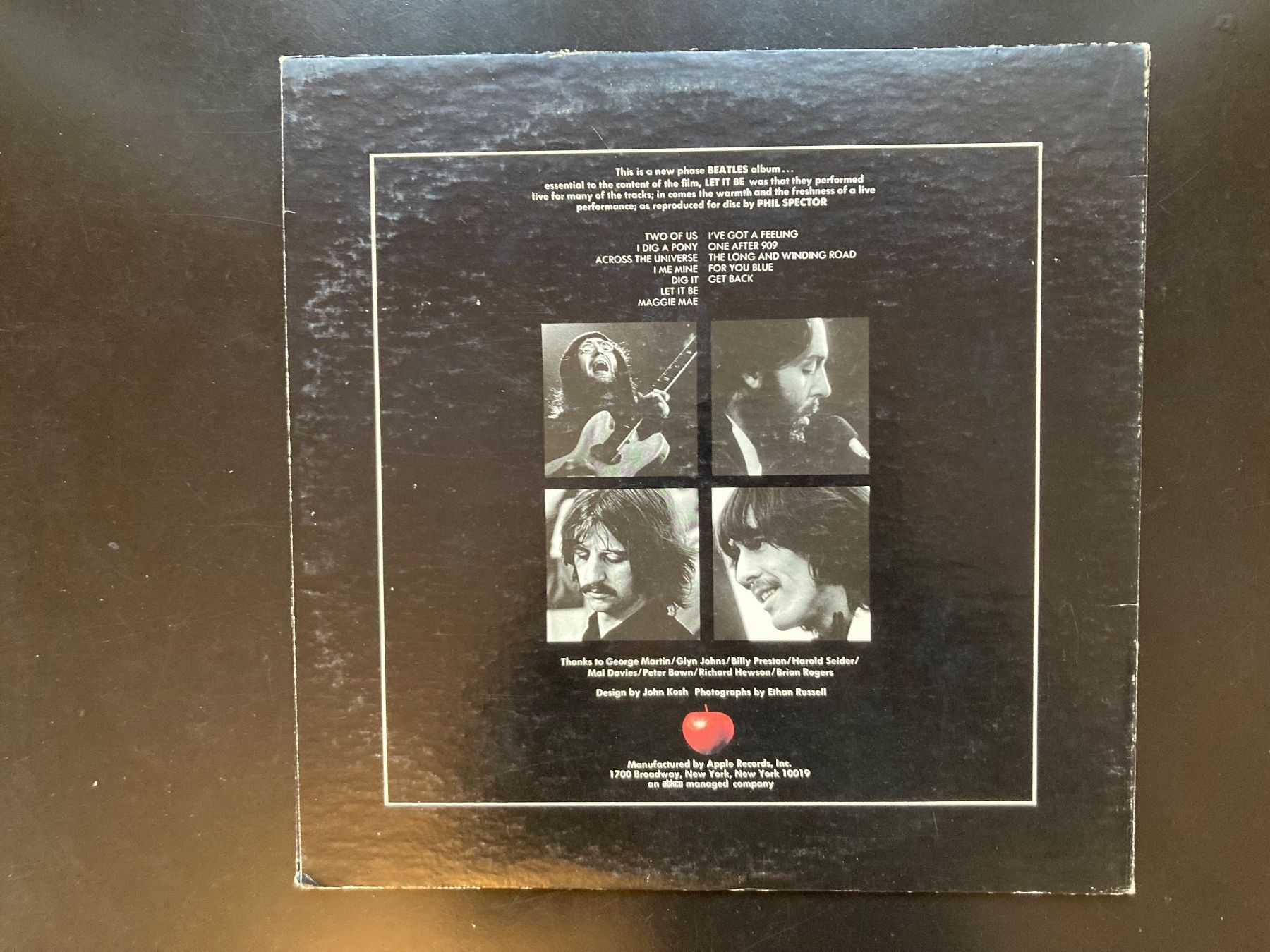 The Beatles – LP – Let It Be – 1. US – 1970 (Gebraucht) in Winterthur ...