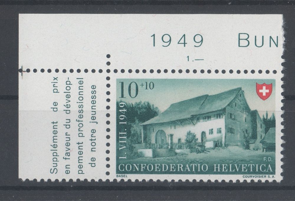 PP 43 mit nicht katalogisiertem Rasterfehler ** (Neu (gemäss Beschreibung)) in Egliswil für CHF ...