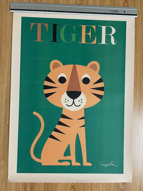 Poster Kinder Tiger 50 x 70 cm (Gebraucht) in Bottmingen für CHF 5 ...