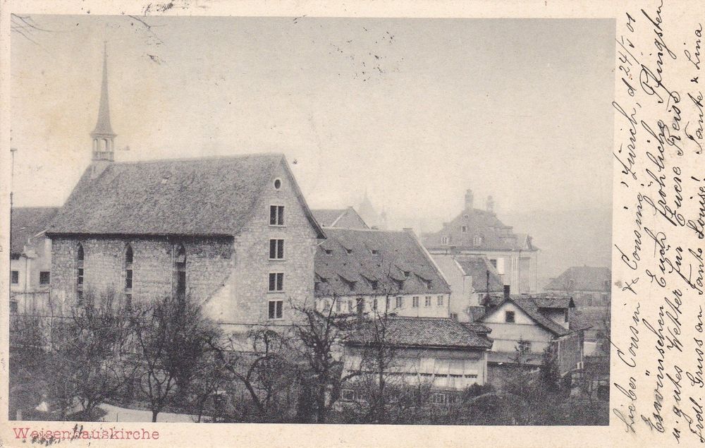Zürich- Stadt - Waisenhaus-Kirche. 1901 (Gebraucht) in Schlieren für CHF 3 – mit Lieferung auf ...