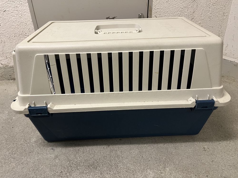Praktische Transportbox für Katzen oder kleine Hunde (Gebraucht) in ...