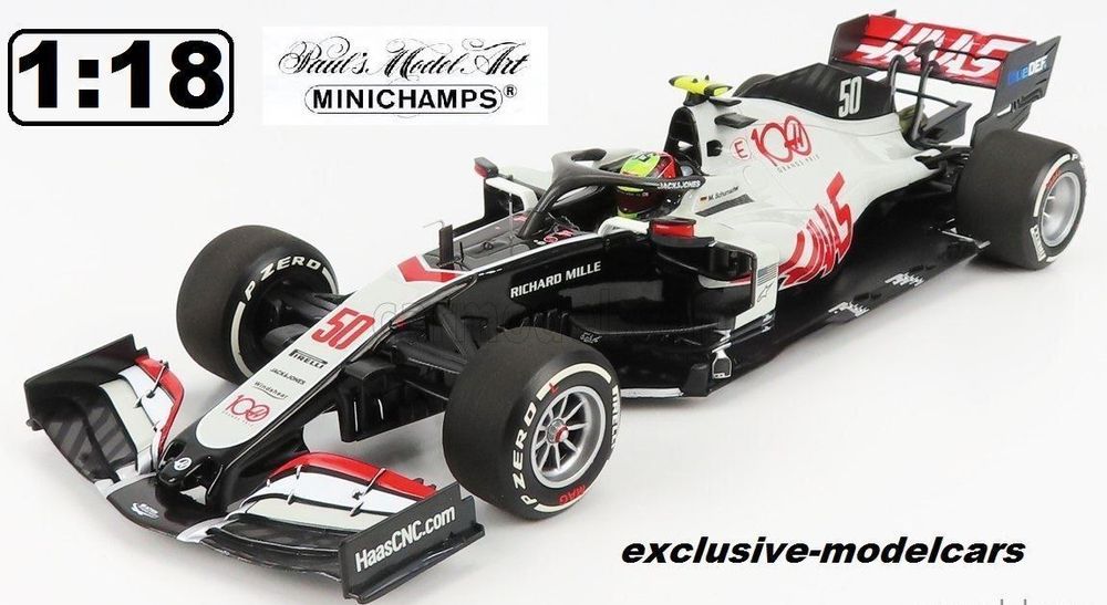 HAAS VF-20 #50 FP1 Abu Dhabi 2020 (Mick Schumacher) 1:18 PMA (Neu und originalverpackt) in ...