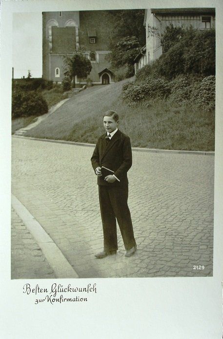 SAMSTAGERN Konfirmation Adolf Steiner gel. 1949 v. Goldau (Gebraucht ...