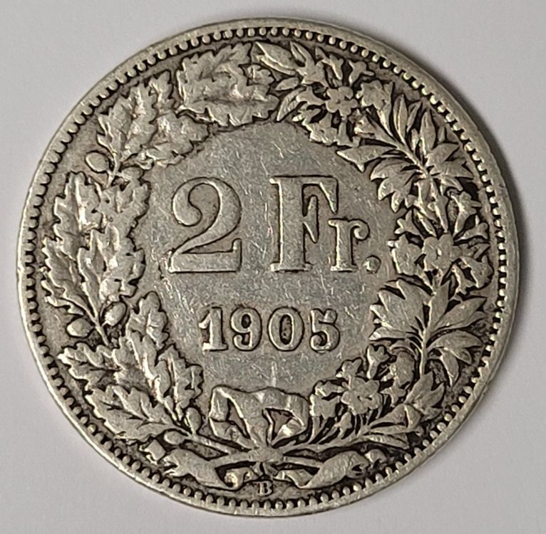 2 FRANKEN / SCHWEIZ 1905 (AUFLAGE 300'000) (Gebraucht) in Mumpf für CHF 6 – mit Lieferung auf ...