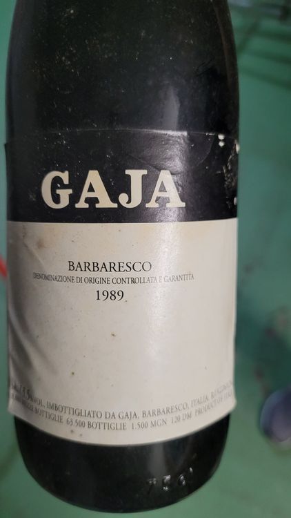 Gaja Barbaresco 1989 (Gebraucht) in Uetendorf für CHF 200 – mit ...