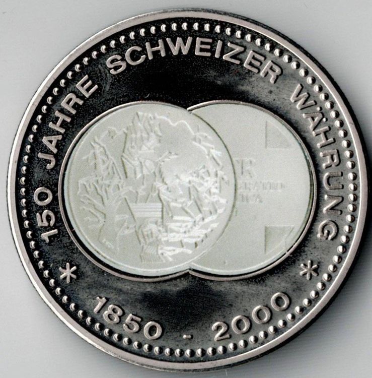 1994_Teufelsbrücke_20.00 Gedenkmünze auf Medaille | Kaufen auf Ricardo