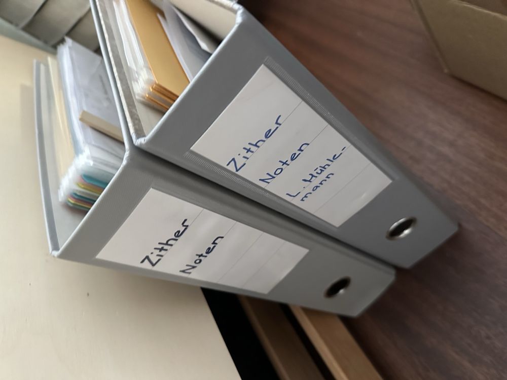 Zither Noten Sammlung, inklusive div Zubehör ! (Neu (gemäss ...