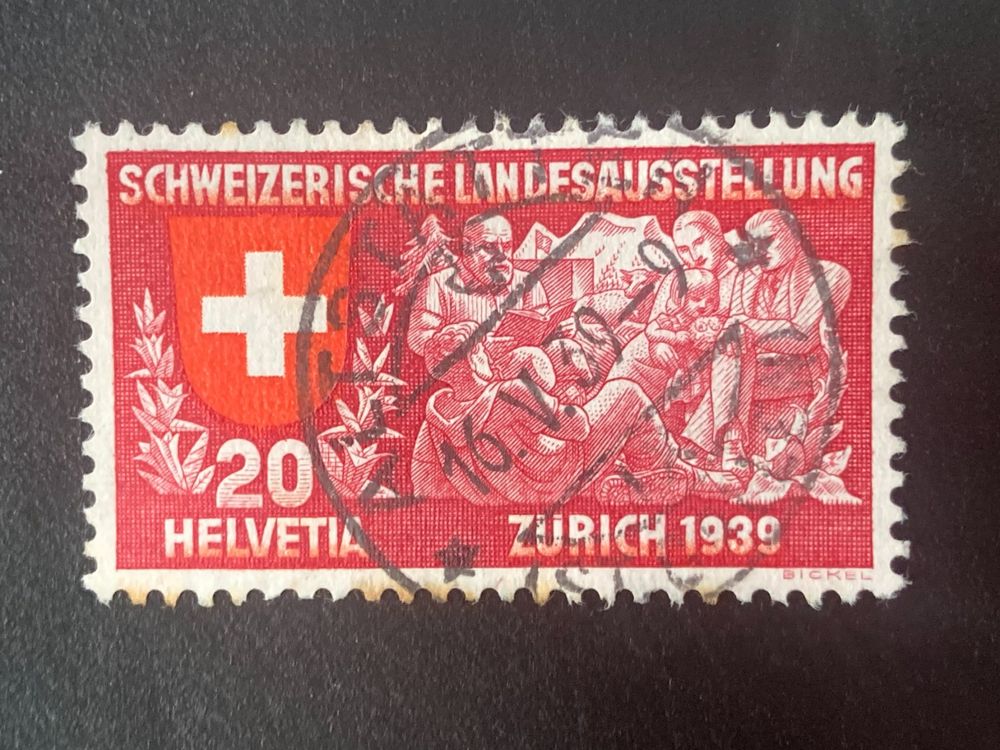 Schweiz 1939 Landi 20Rp d Vollstempel ALTSTÄTTEN 16.V.39 (Gebraucht) in Liestal für CHF 1 – mit ...