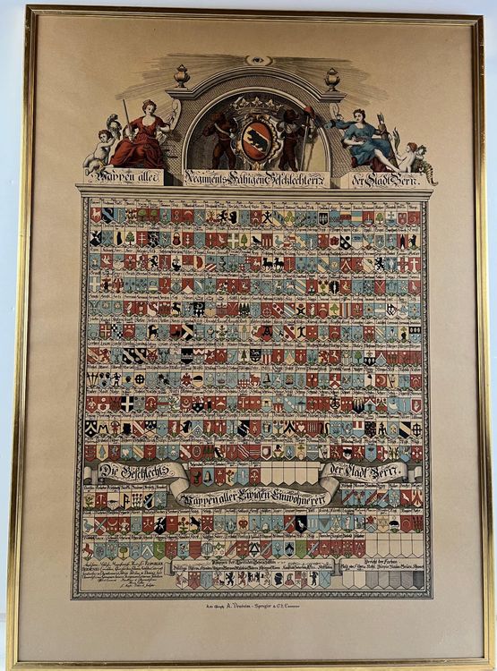 Grosser Altkolorierte Bern Wappen (Gebraucht) in Neuhausen am Rheinfall für CHF 10 – nur ...