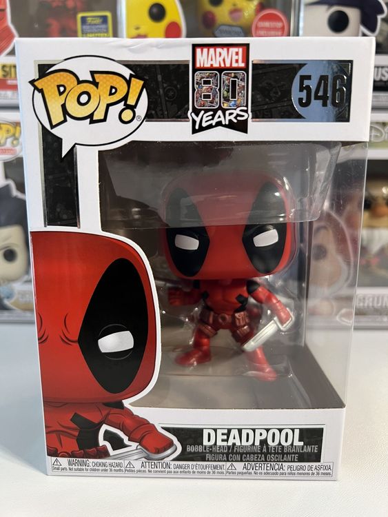 Funko POP! Deadpool - Deadpool with Sword and Gun (Neu und ...