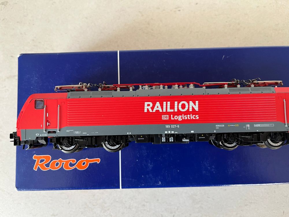 Roco H0 Lok DB Railion BR189 rot Gleichstrom OVP Art. 62432 (Gebraucht ...