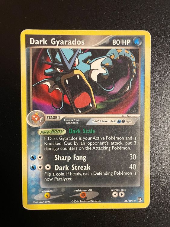 Ex Team Rocket Returns Dark Gyarados rare 36/109 Ab 1 (Gebraucht) in Paradiso für CHF 5 – mit ...