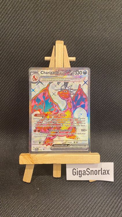 Pokémon Charizard EX SVP 056 NM with original stand included (Gebraucht ...