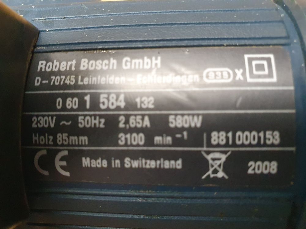 Bosch Scintilla Stichsäge GST 85 P gebraucht (Gebraucht) in für CHF 122 ...